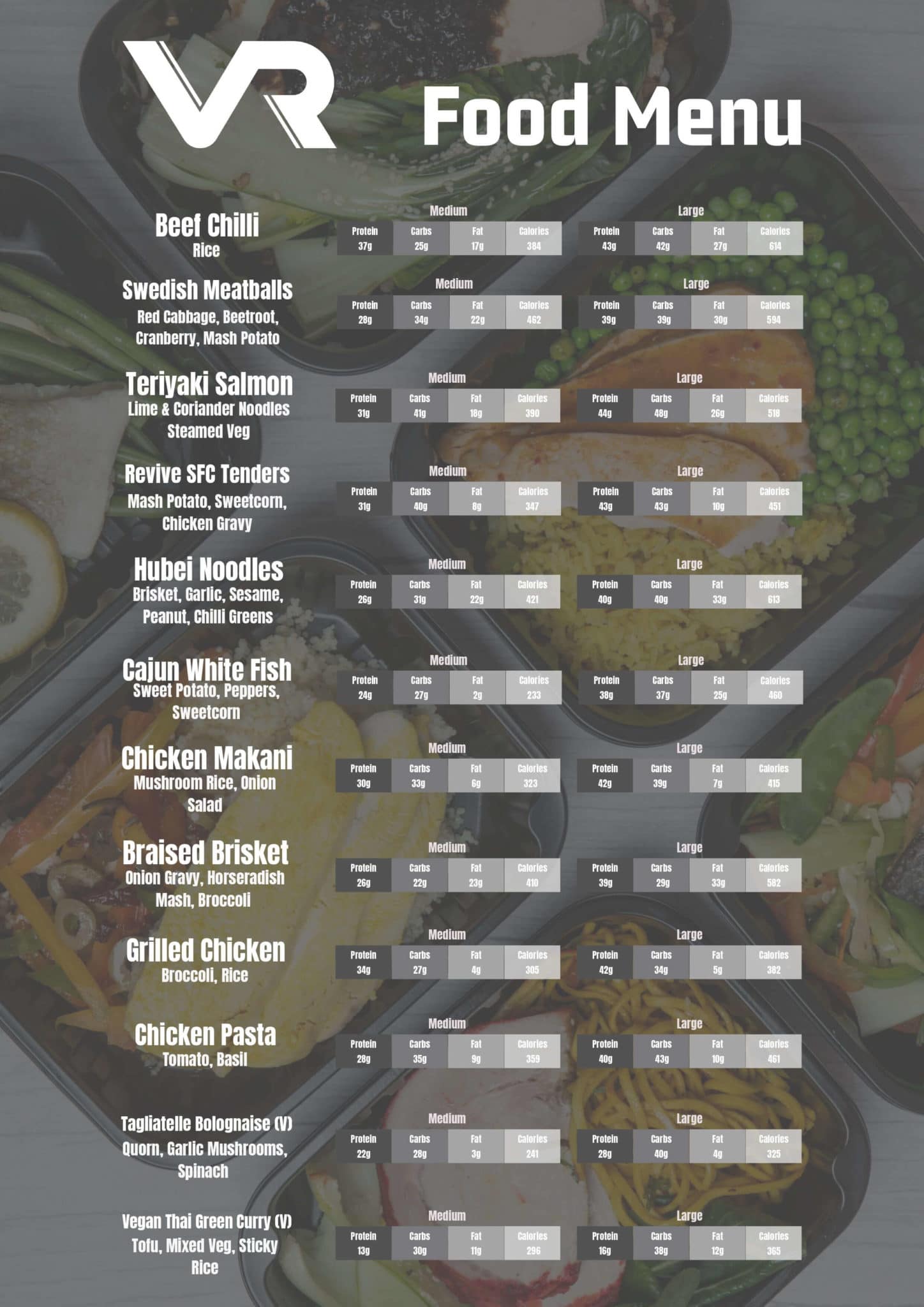 Meal Prep - VR Leisure